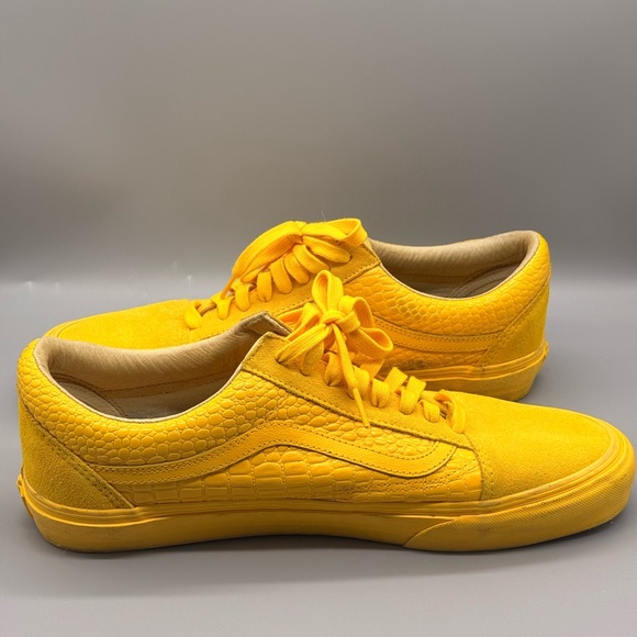 Vans | Shoes | Vans Old Skool Vlt Lx Croc Skin Lemon Chrome Sneaker ...